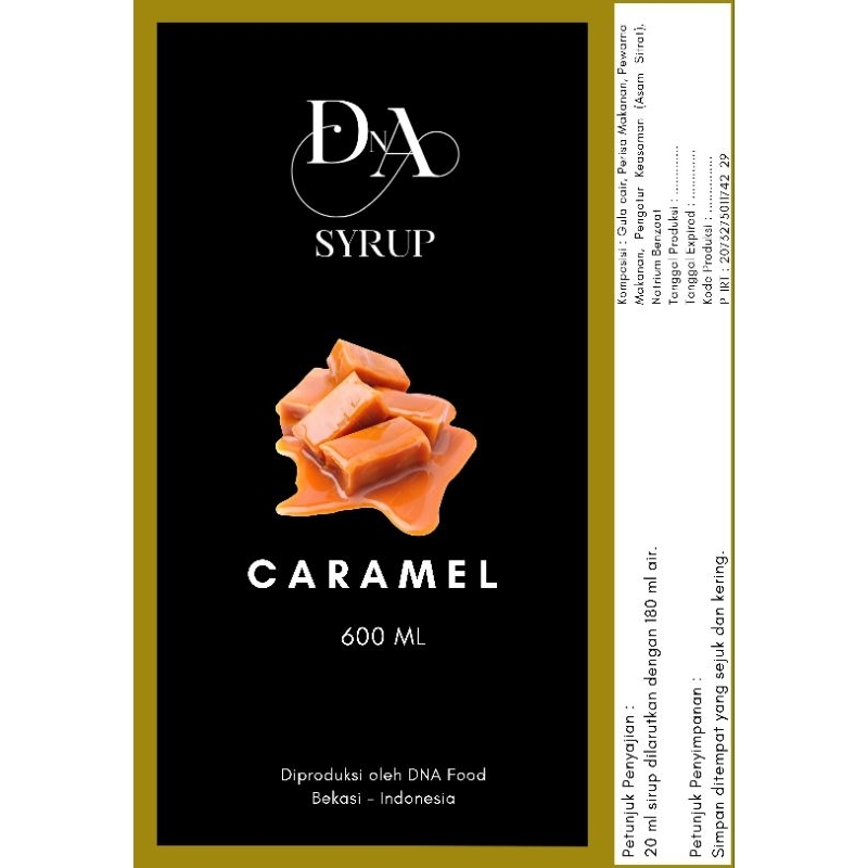 Jual DNA Syrup Rasa Caramel | Syrup Caramel | Sirup Caramel | Syrup ...