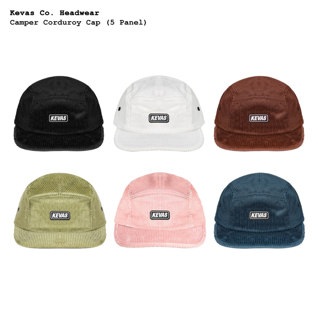 Jual Kevas Camper Corduroy 5 Panel Cap / Hat | Shopee Indonesia
