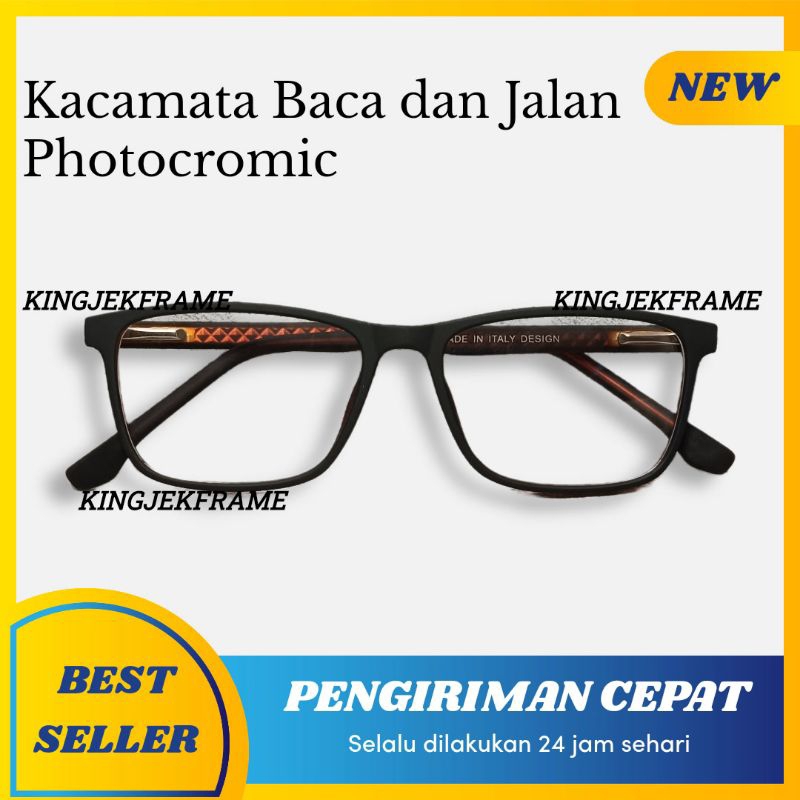 Jual Kacamata Baca dan Jalan Lensa Progresif Photocromic Plus Pria dan ...