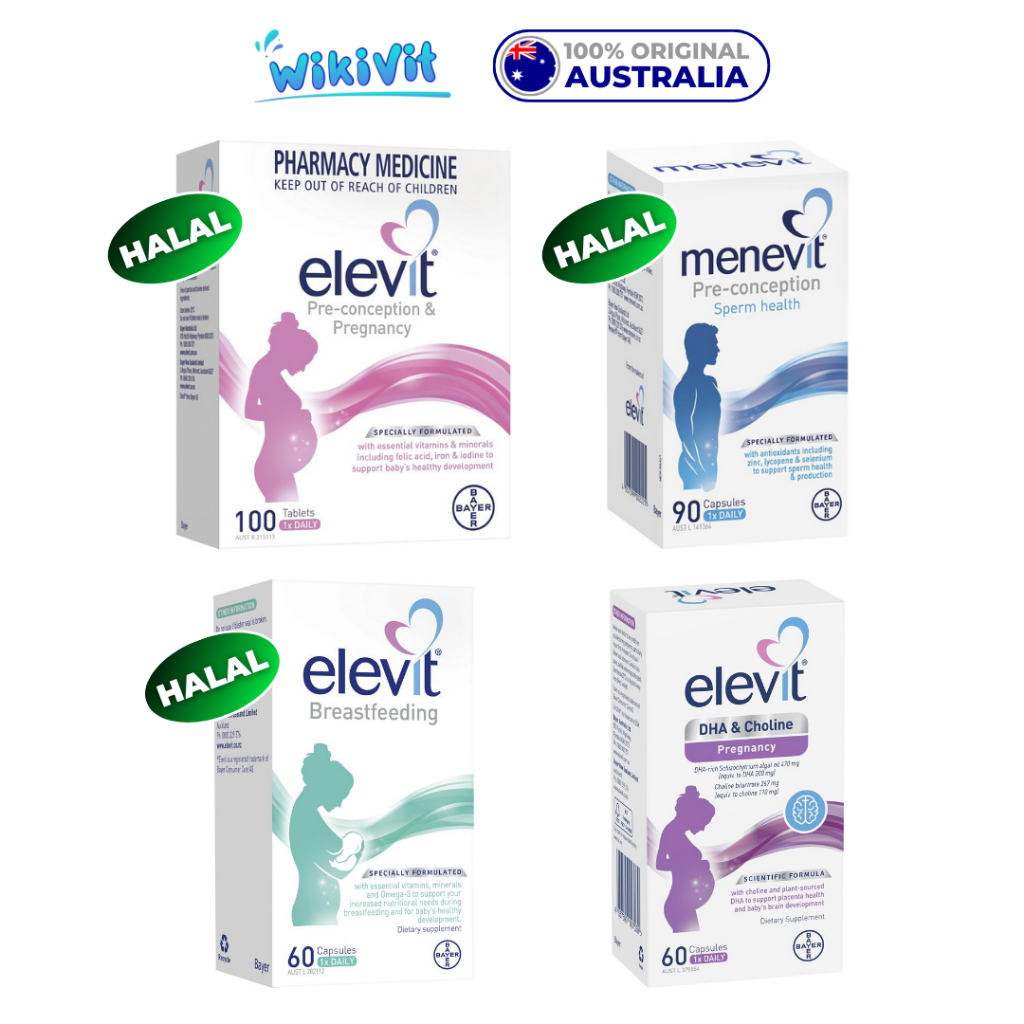 Jual ELEVIT Pre-Conception & Pregnancy 100 Tablets / MENEVIT ...
