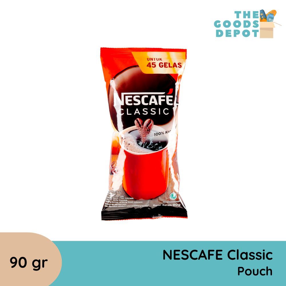 Jual Nescafe Classic Pouch 90 g | Shopee Indonesia