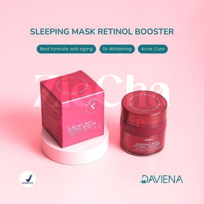 Jual DAVIENA SLEEPING MASK RETINOL BOOSTER / DAVIENA Skincare | Shopee ...