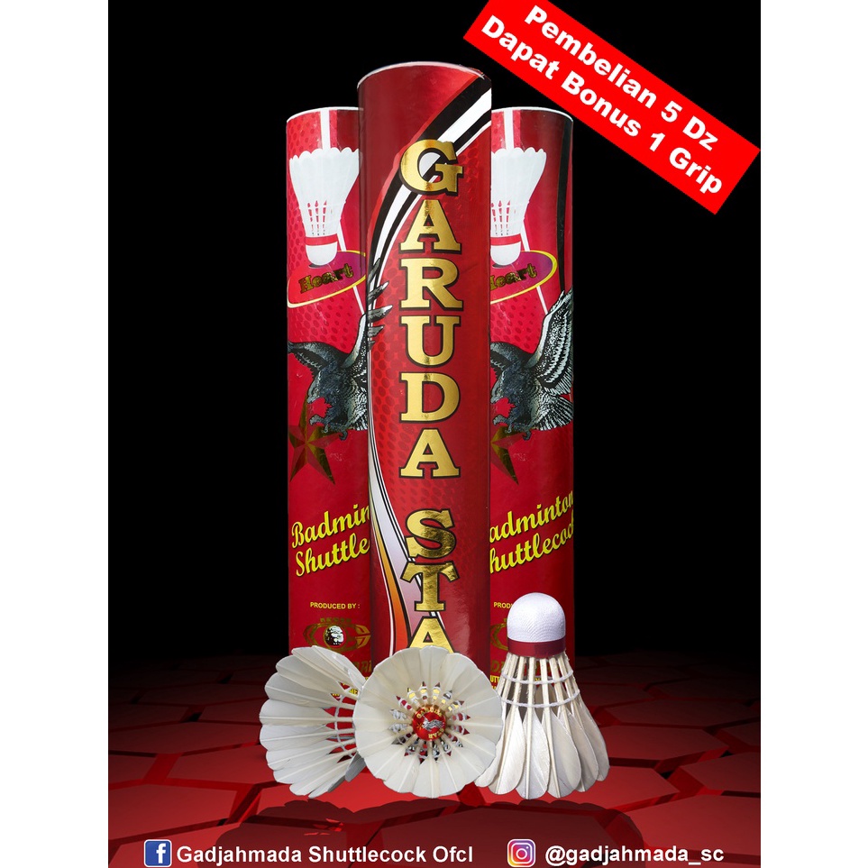 Jual Produk Trending Shuttlecock Garuda Star RedGaruda Star Merah ...