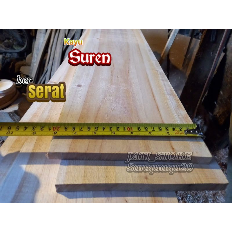 Jual Papan kayu tebal 1, 5 cm lebar 20 cm bahan kayu mahoni dan suren ...