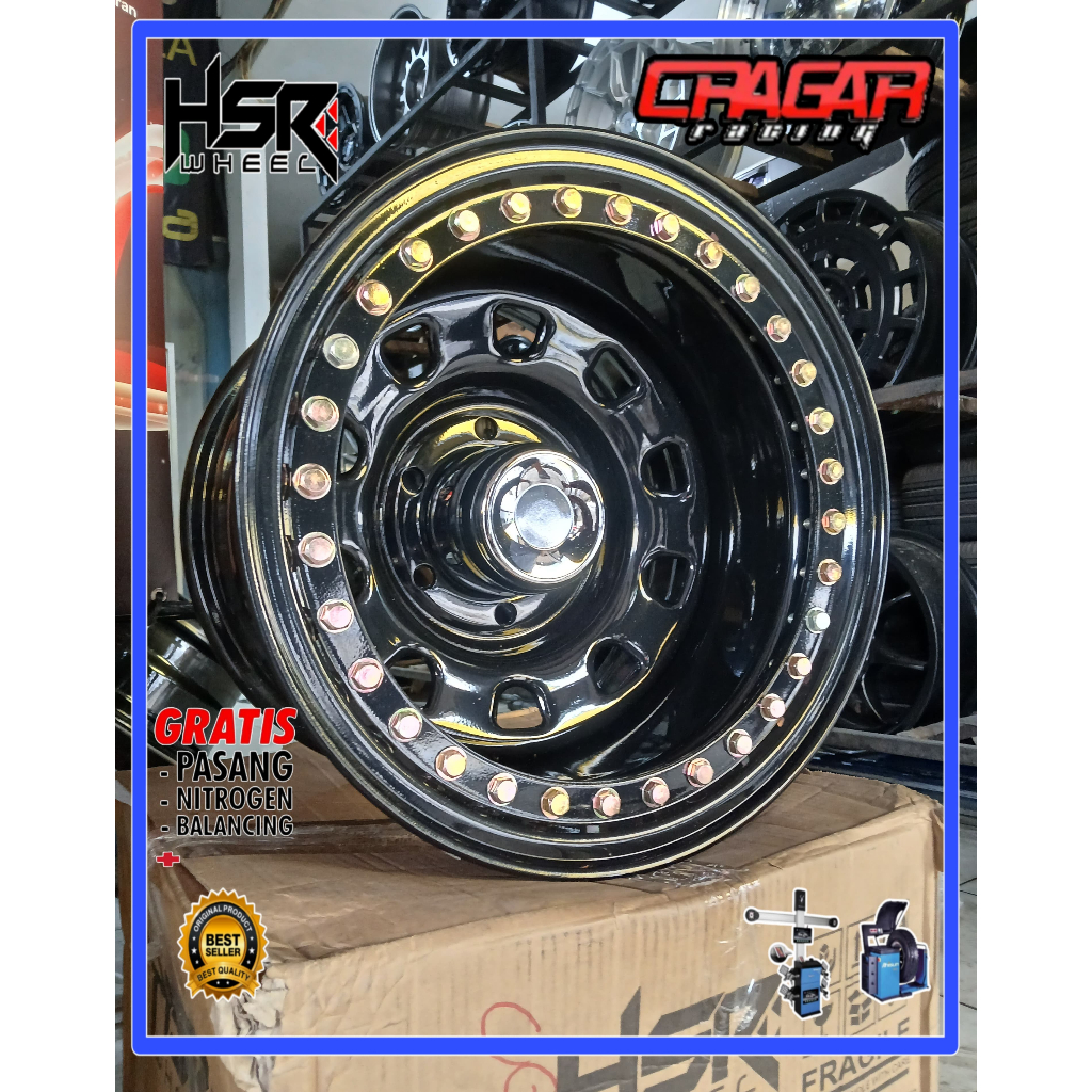 Jual Velg Offroad Ring15 Lebar 10 Hole 6 Buat Mobil Hardtop Blazer ...