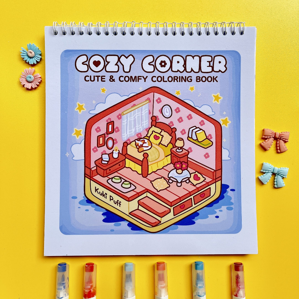 Jual Cozy Corner Cute and Comfy Coloring Book - Buku Mewarnai Untuk ...