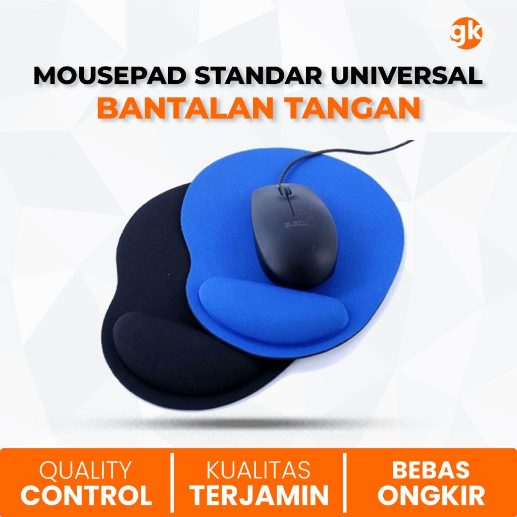 Jual Mousepad Bantal Universal Bantalan Alas Gel Anti Slip Ultra Slim ...