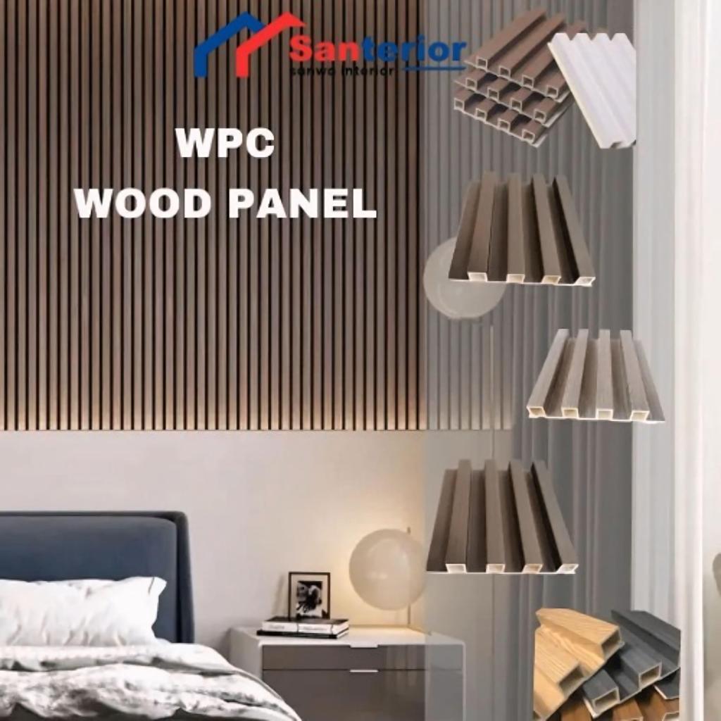 Jual SANTERIOR WPC Wall Panel 3M*16Cm*2,4Cm Wall Panel Dinding / WPC ...