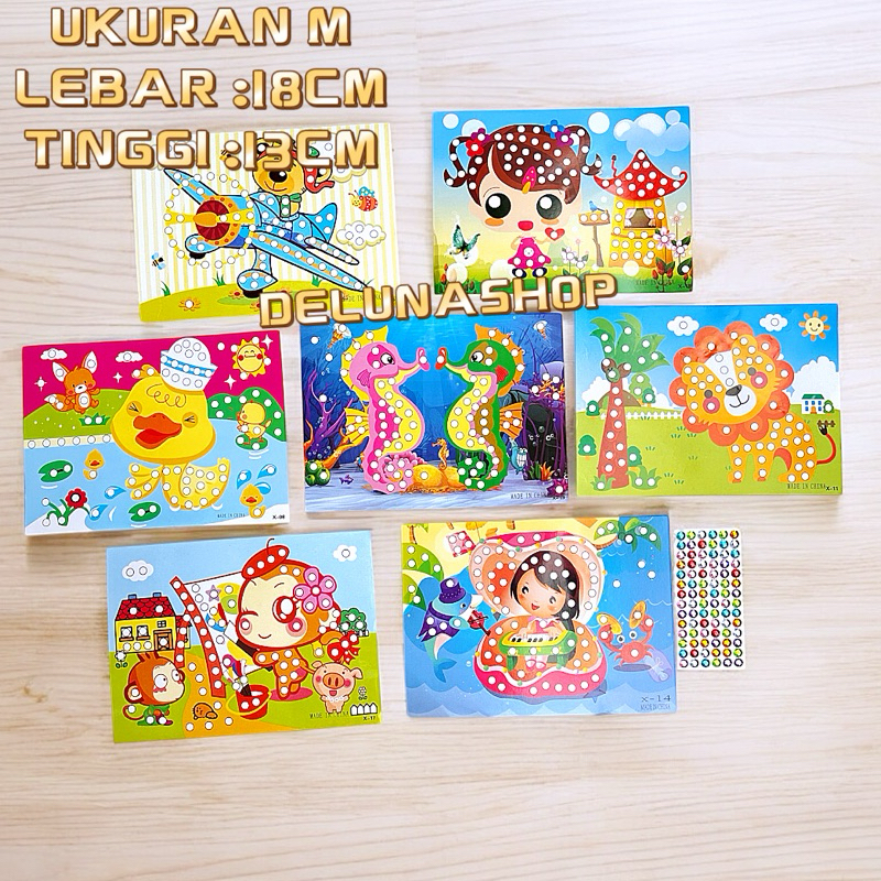 Jual DELUNASHOP DIY TEMPEL MANIK MANIK BULAT MANIK UKURAN DIAMOND ...
