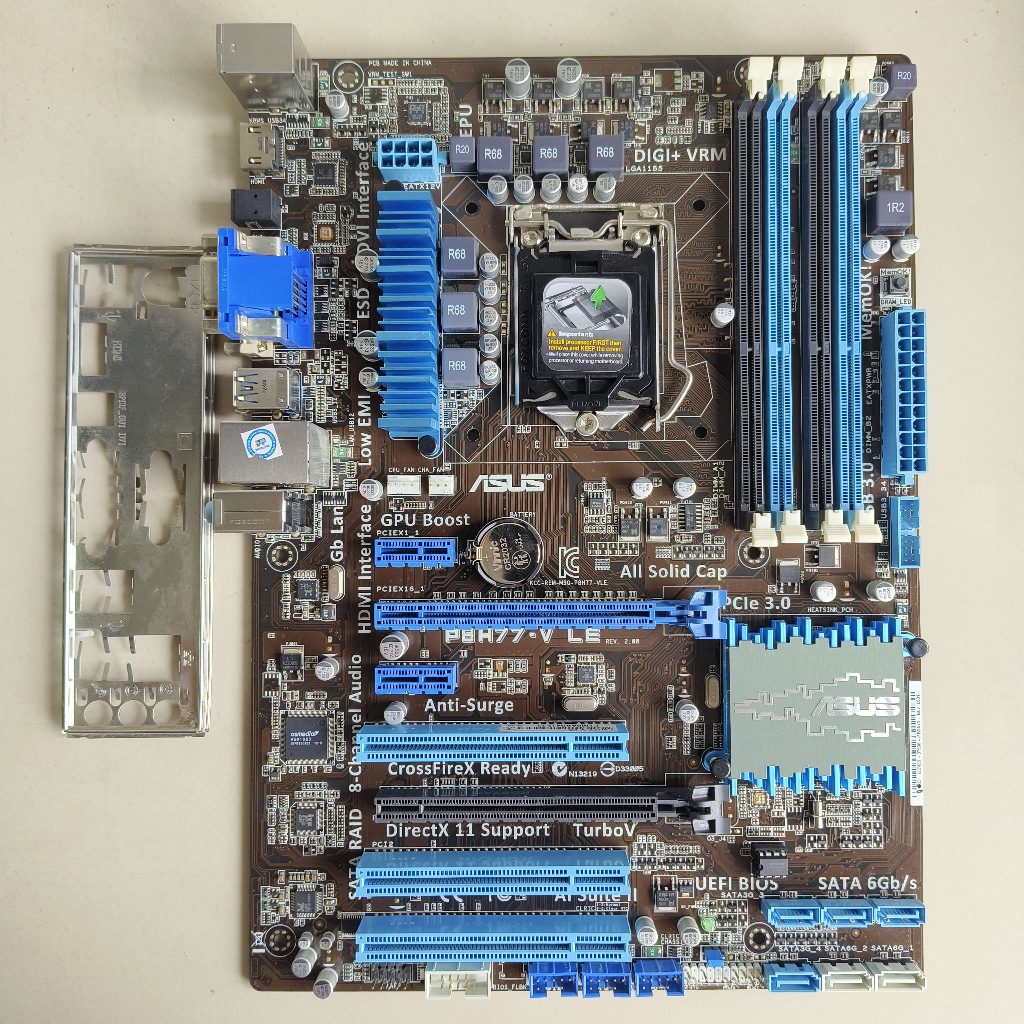 Jual MOTHERBOARD GAMING ASUS P8H77-V LE LGA 1155 DDR3 GEN3 | Shopee Indonesia