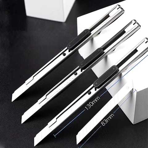 Jual AB99 Pisau Cutter Mini Stainless Cutter Mini Besi Pisau Mini ...