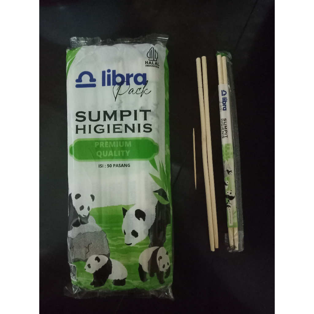 Jual 50 Pasang Sumpit Bambu + Tusuk Gigi Steril Higienis / Sumpit Mie ...
