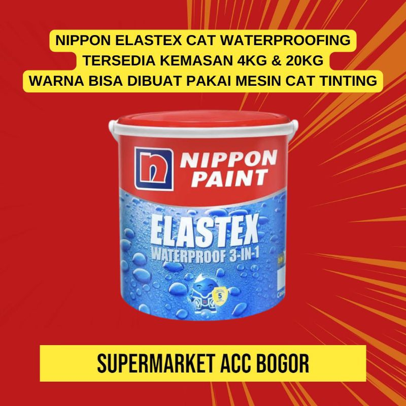 Jual Cat Nippon Elastex 20kg BISA CUSTOM WARNA DIBUAT PAKAI MESIN CAT ...