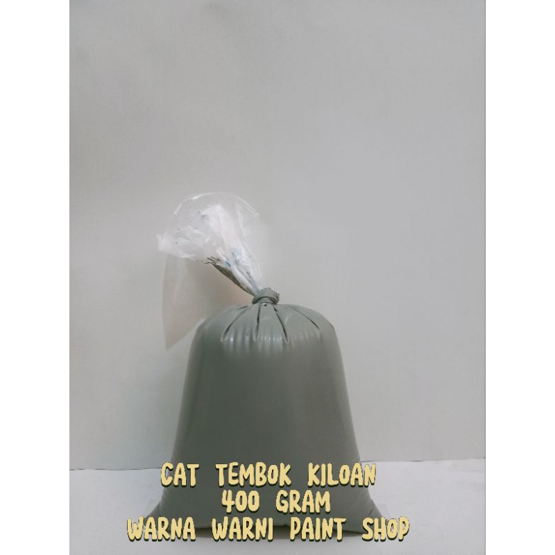 Jual CAT TEMBOK/CAT KILOAN/CAT DINDING/CAT ABU ABU 400GRAM | Shopee ...