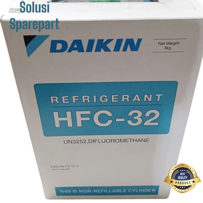 Jual FREON R32 MERK DAIKIN ORIGINAL ISI BERSIH 3KG | Shopee Indonesia