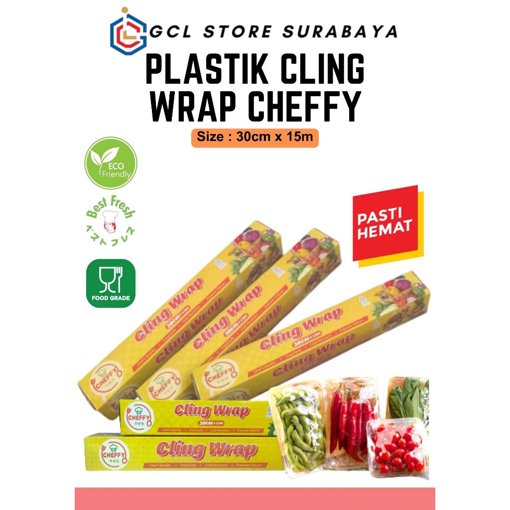 Jual Plastik Cling | PLASTIC WRAP 30 Cm x 15 M / PLASTIK MAKANAN / FOOD ...
