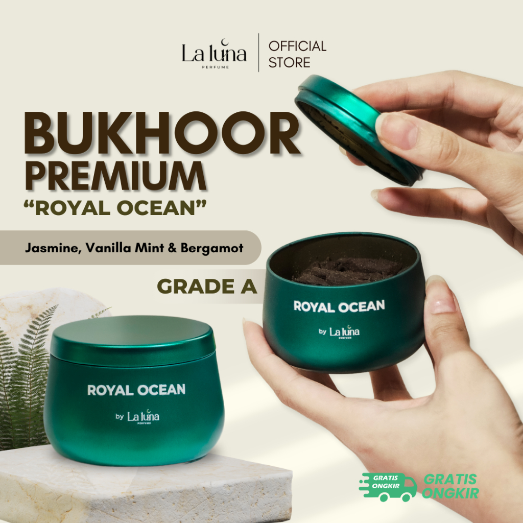 Jual Bukhur Premium Buhur Arab Dupa Wangi Tahan Lama Royal Ocean Laluna ...