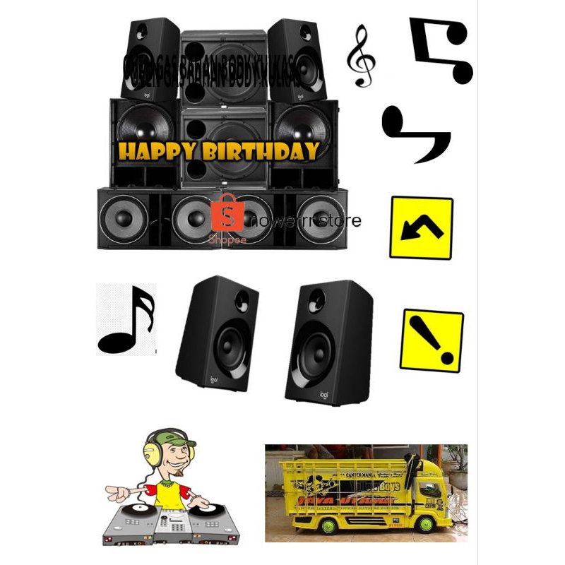 Jual SOUND HOREK/Topper Cake Sound Horex Custom Nama/Sound System ...
