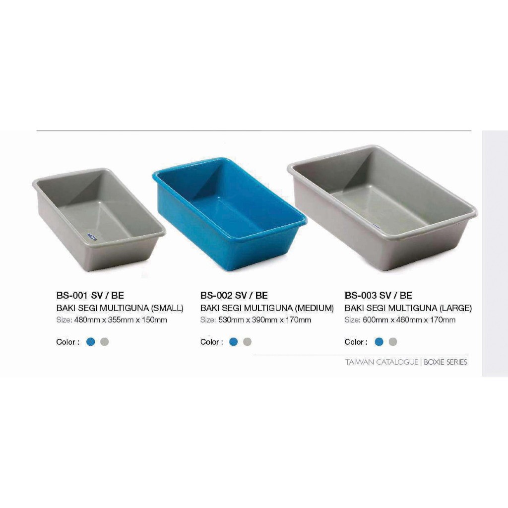 Jual BAKI SEGI MULTIGUNA - MEREK TAIWAN PLASTIK | Shopee Indonesia