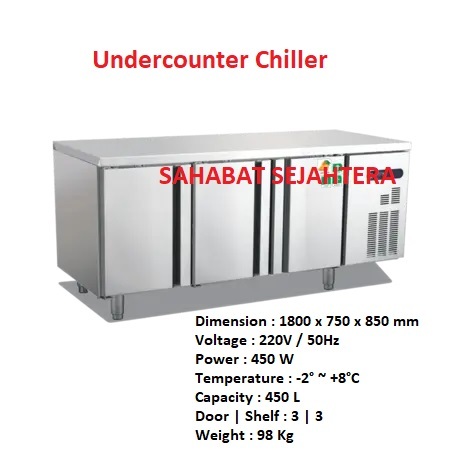 Jual Undercounter Chiller TZ-400 Penyimpanan Makanan | Shopee Indonesia
