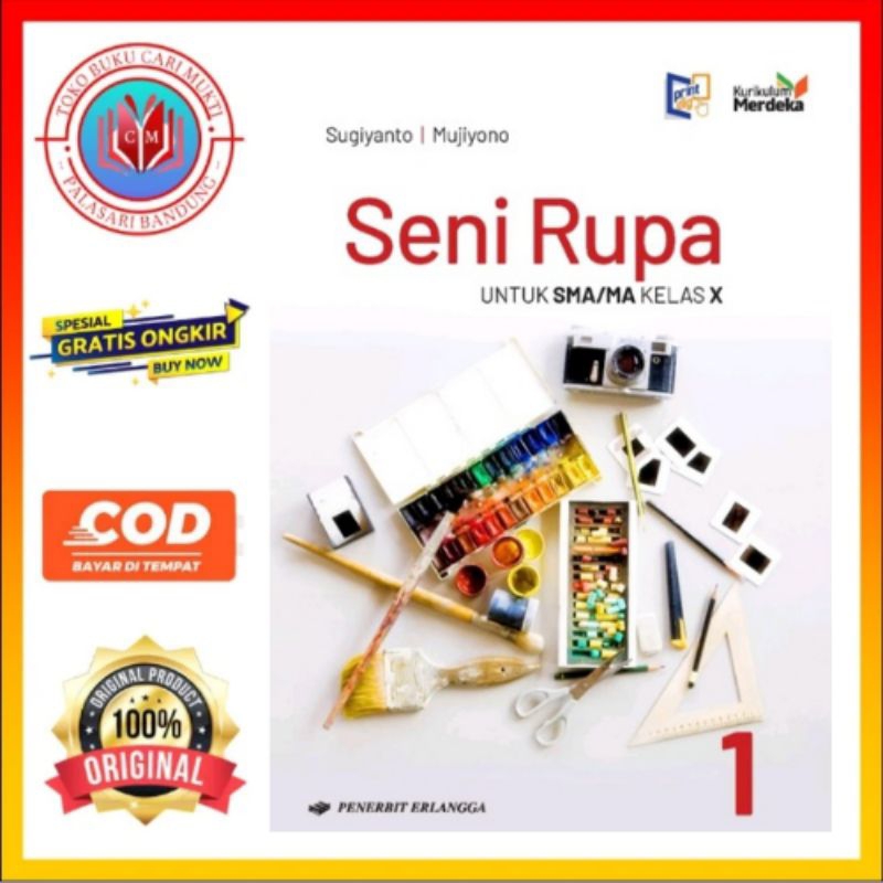 Jual BUKU SENI RUPA SMA/MA KELAS 10 KURIKULUM MERDEKA | Shopee Indonesia