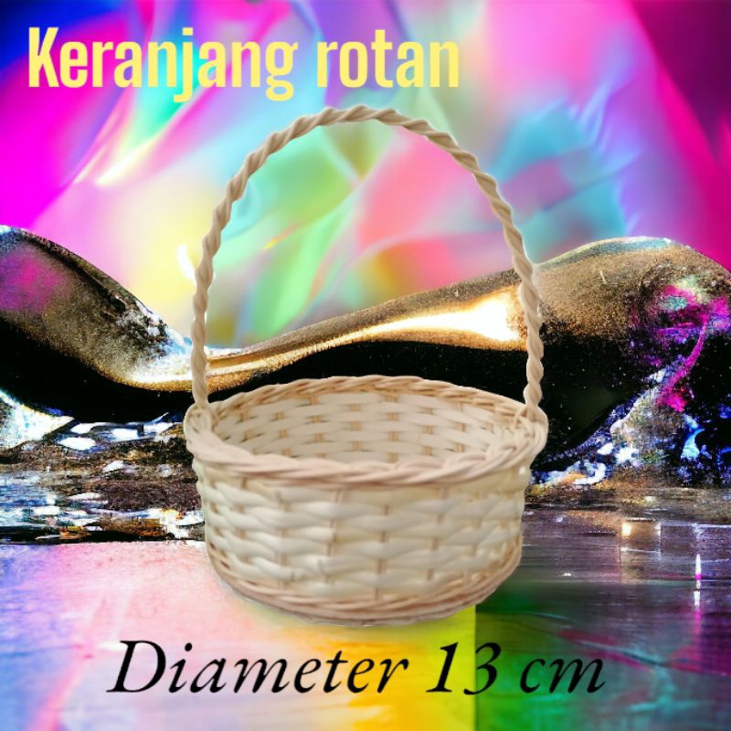 Jual keranjang telur Diameter 13 cm gagang lilit | tempat bumbu | tabur ...