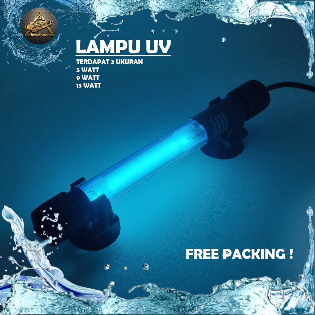 Jual LAMPU UV ULTRA VIOLET AQUARIUM DAN KOLAM TERSEDIA 5 WATT 9 WATT 13 WATT LAMPU ANTI LUMUT ...