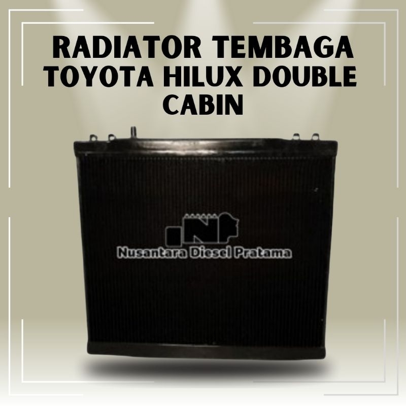 Jual Radiator Tembaga Toyota Hilux Double Cabin / RADIATOR HILUX ...