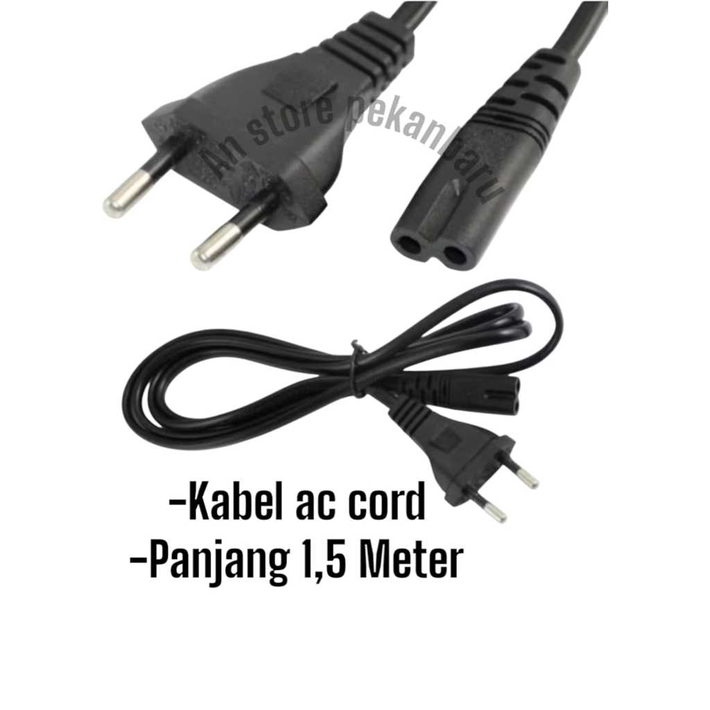 Jual KABEL POWER LISTRIK ANGKA 8 AC CORD TV LCD / LED / PRINTER / RADIO ...