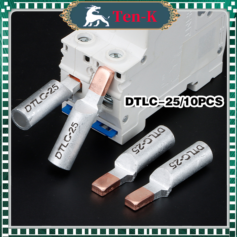 Jual 10PCS Skun Tusuk Pin Gepeng DTLC-25 Sekun Kabel Terminal Wire ...