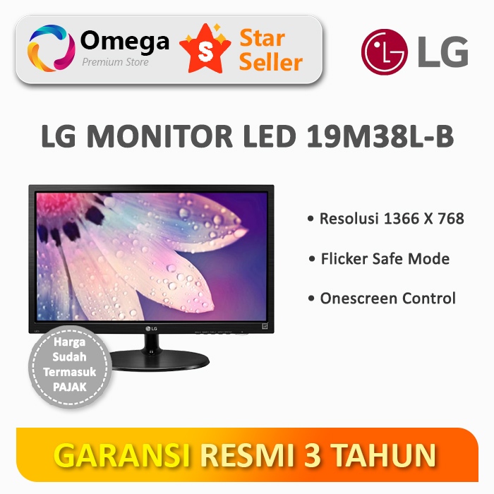 Jual Monitor LED LG 19M38L-B 19" | Shopee Indonesia