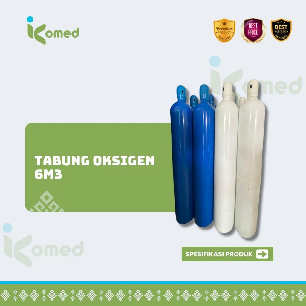 Jual Tabung Oksigen Besar 6m3 + Isi Penuh Siap Pakai Medis Rumah Sakit ...