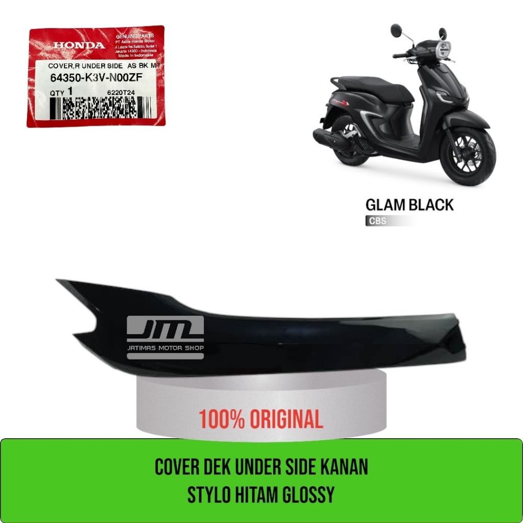 Jual Cover under side dek bawah pijakan kaki stylo hitam glossy 64350 ...