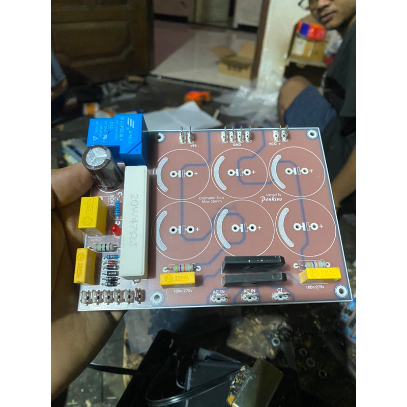 Jual PCB PSU 6 ELCO/ELKO + SOFTSTAR FULLSET PCB FR4 SUPER TEBAL ...