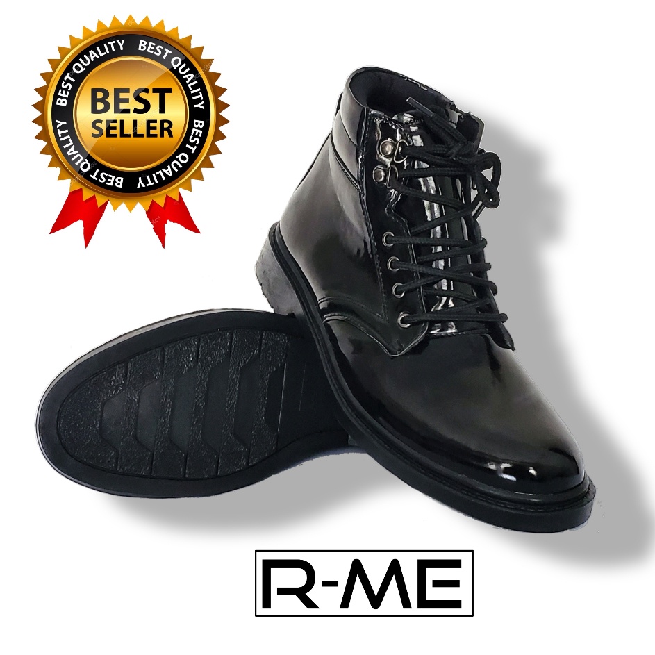 Jual Sepatu Pdh Pria Tni Polri Security Satpam Doff Kilap TS1 | Shopee ...