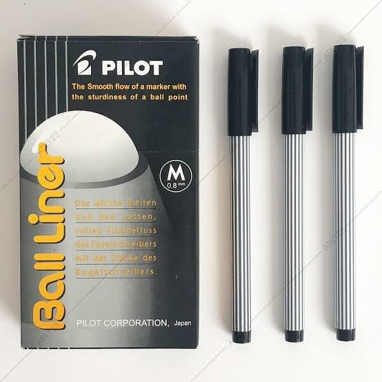 Jual Pulpen/Bolpen/Ballpoint pilot balliner hitam | Shopee Indonesia