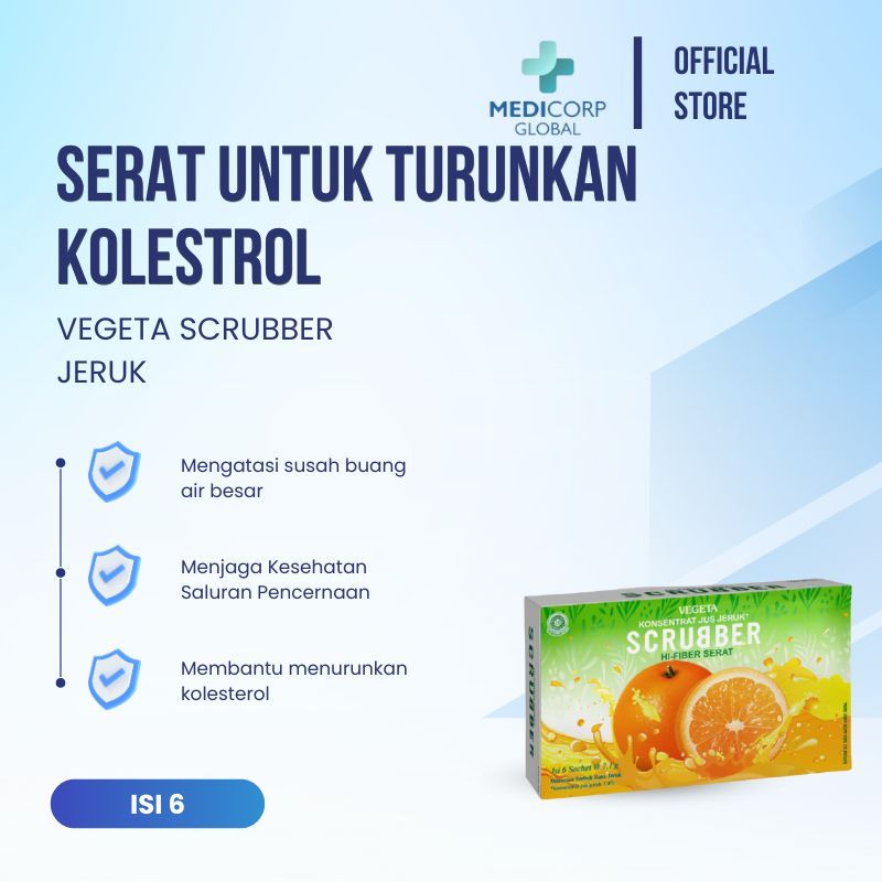 Jual [MEDICORP] Vegeta scrubber minuman multi fiber pelancar BAB ...