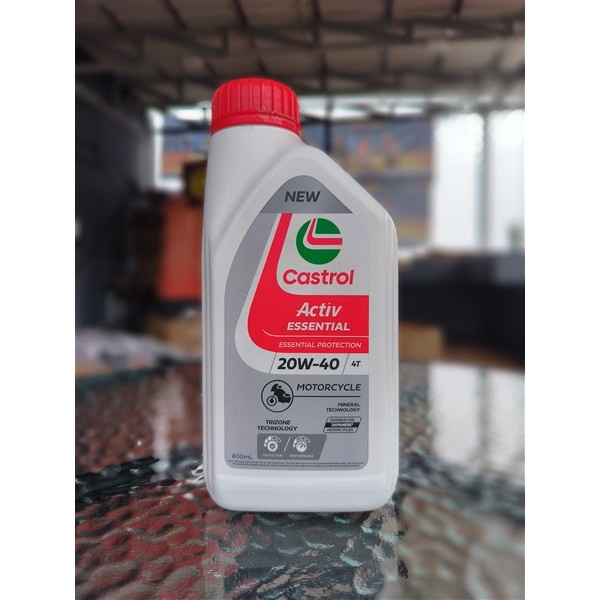 Jual CASTROL ACTIV ESSENTIAL GO PROTECTION 20W-40 800ML 100% ASLI ...