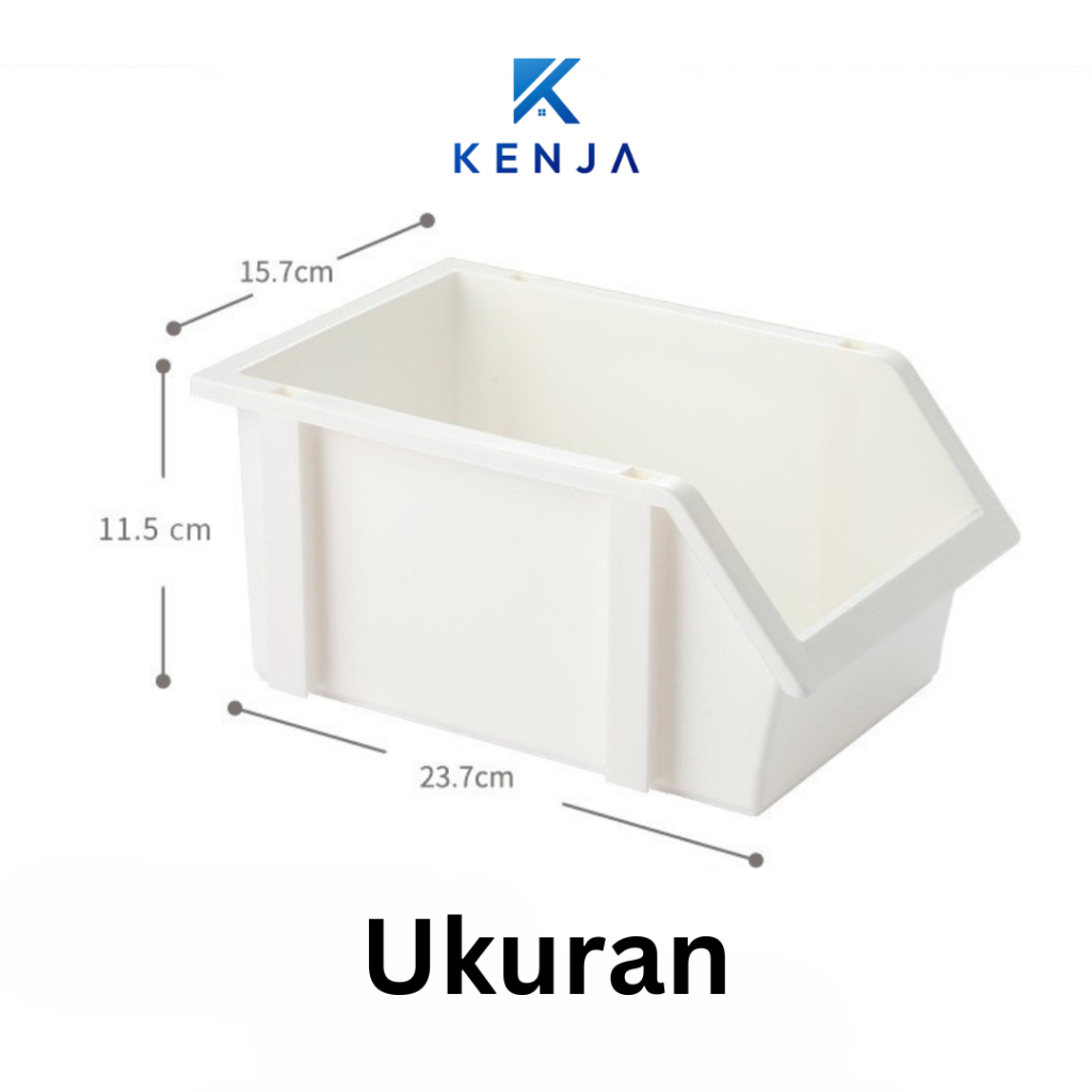 Jual KENJA Rak Box Susun Kotak Penyimpan Barang Organizer Peralatan ...
