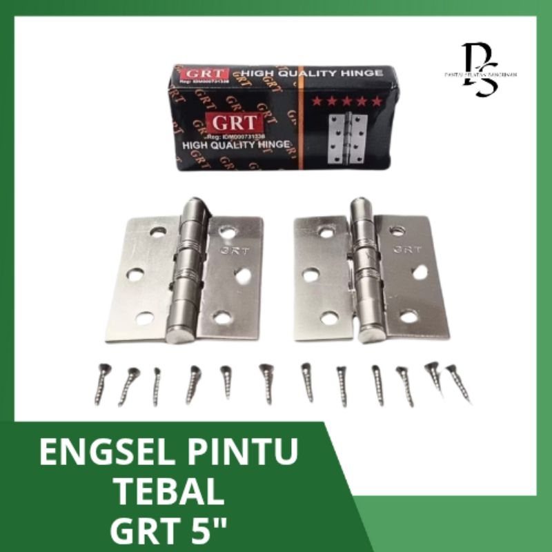 Jual ENGSEL PINTU / ENGSEL BEARING TEBAL GRT 5" | Shopee Indonesia