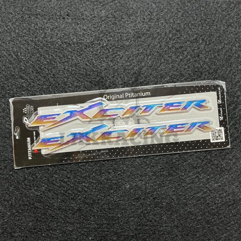 Jual emblem eblem stiker logo titanium tulisan EXCITER original vietnam ...