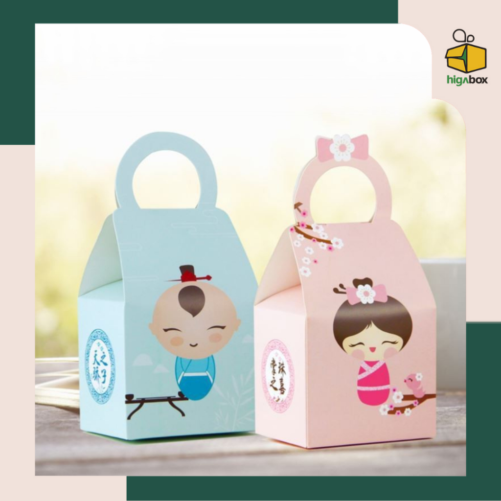 Jual Mini Gable Box Souvenir Ulang Tahun / Hampers Ulang Tahun Anak ...