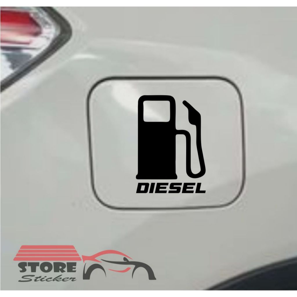 Jual Stiker tutup tangki mobil DIESEL stiker cutting | Shopee Indonesia