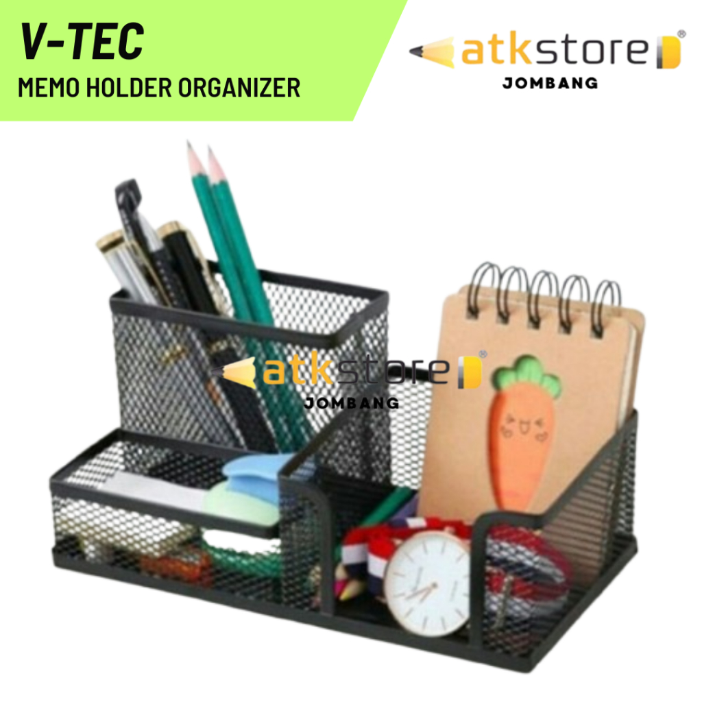 Jual V-TEC Rak Meja Kantor Rak Meja Pensil Bolpoin Organizer Kantor Rak ...