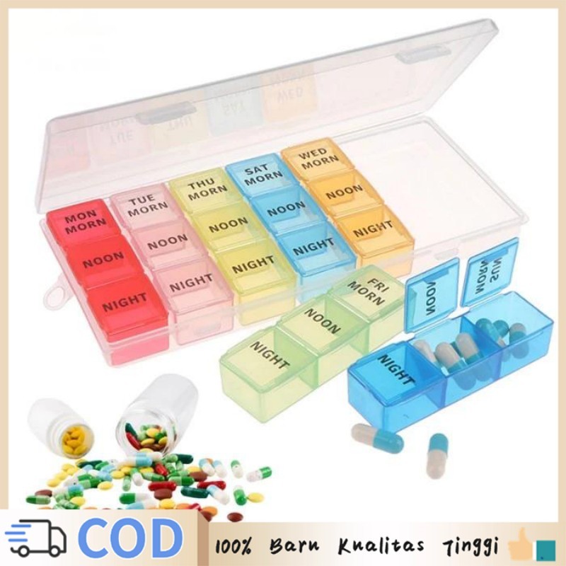 Jual Colorful Wadah Obat Tempat Obatan Tempat Obat 7 Hari Tempat Obat 1 ...
