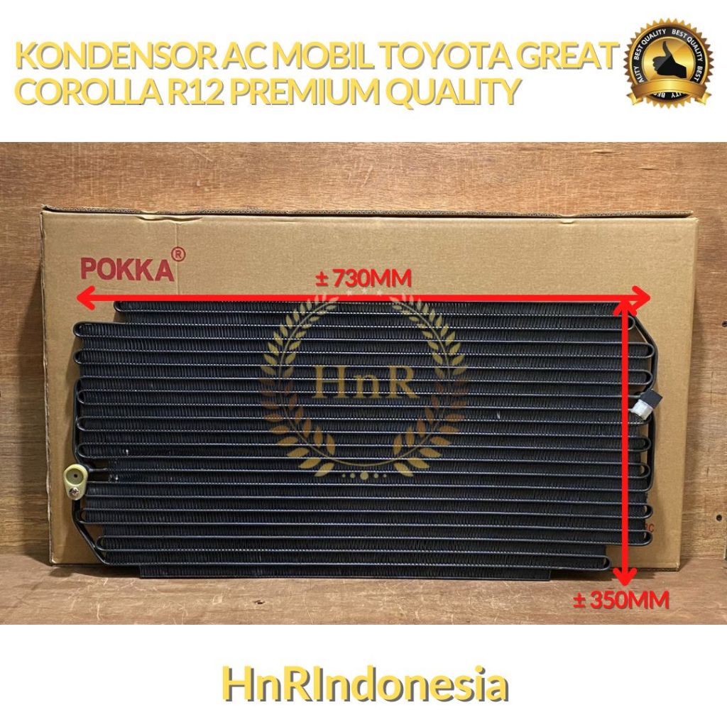 Jual Kondensor AC Mobil Toyota Great Corolla R12 CONDENSOR PREMIUM ...
