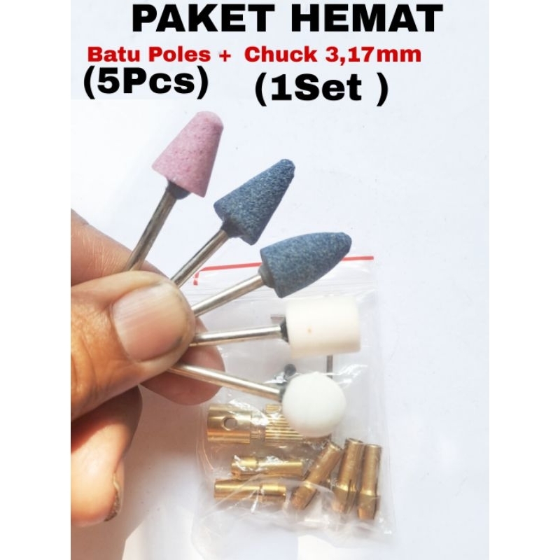 Jual Mata asah batu poles mini grinder as 3mm +Chuck 3 17 mm | Shopee ...