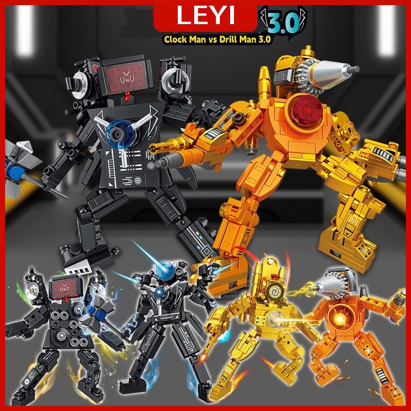 Jual Block Mainan Bricks Skibidi Toilet 158pcs Rakit Merakit TV Man ...