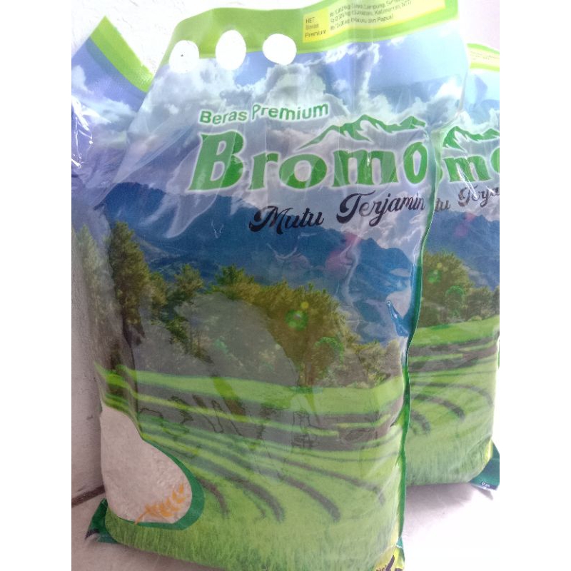 Jual Beras Premium Bromo 5kg | Shopee Indonesia