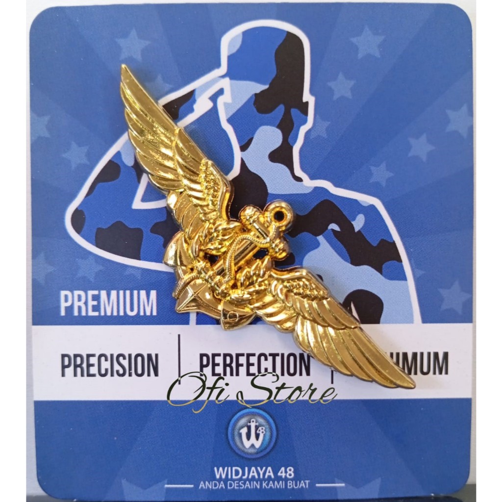 Jual Ofi Store : BREVET TNI AL/BREVET PENERBANG AL/WIDJAYA 48 | Shopee ...